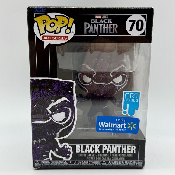Funko | Toys | Funko Pop Artist Series Marvel Black Panther Walmart ...